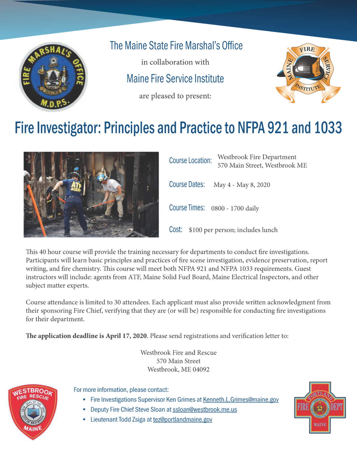 Fire Investigator: Principles and Practice to NFPA 921 and 1033 - Maine ...