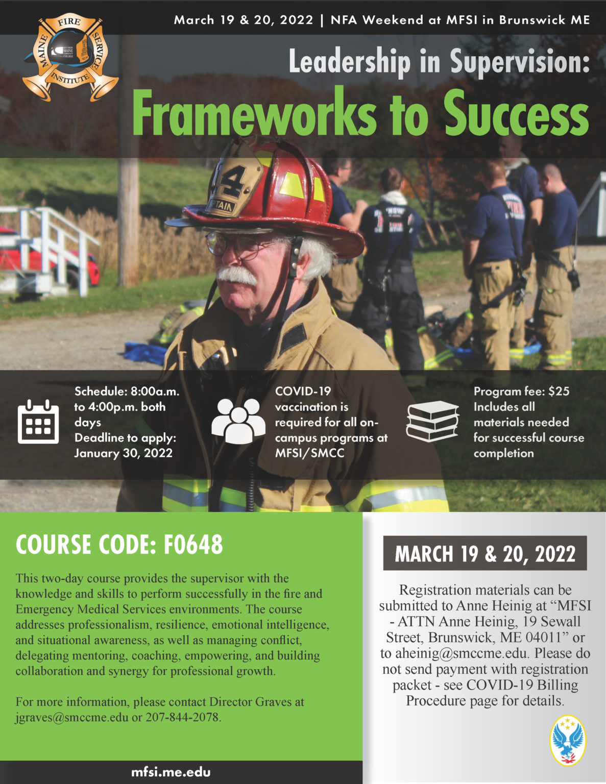 CANCELLED (low enrollment): F0648 Leadership in Supervision: Frameworks ...