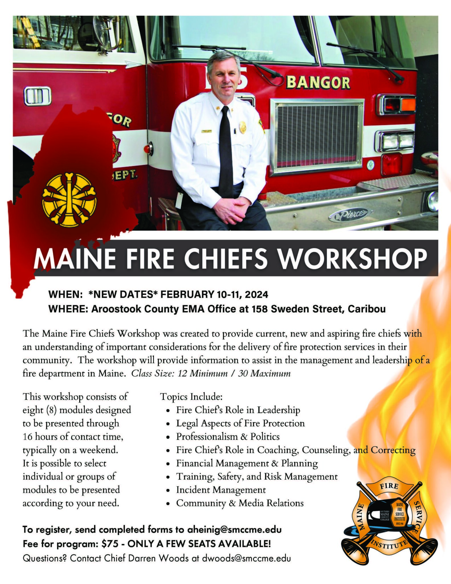 Maine Fire Chiefs Workshops - Maine Fire Service Institute